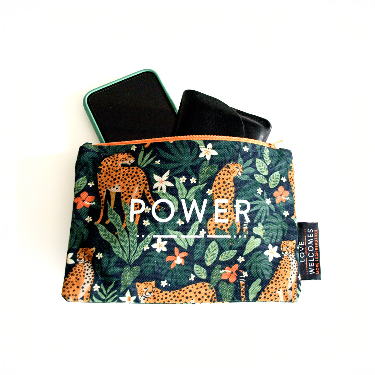 POWER - Small zip pouch